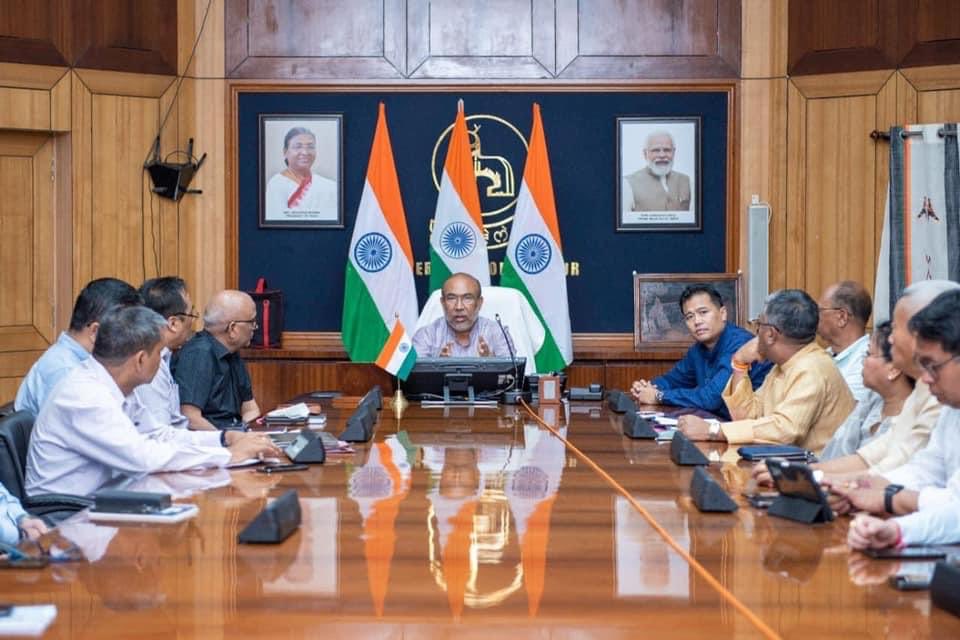 N.Biren Singh on Twitter: "Delighted to have launched the 'CM Da Haisi' web portal at my office ...