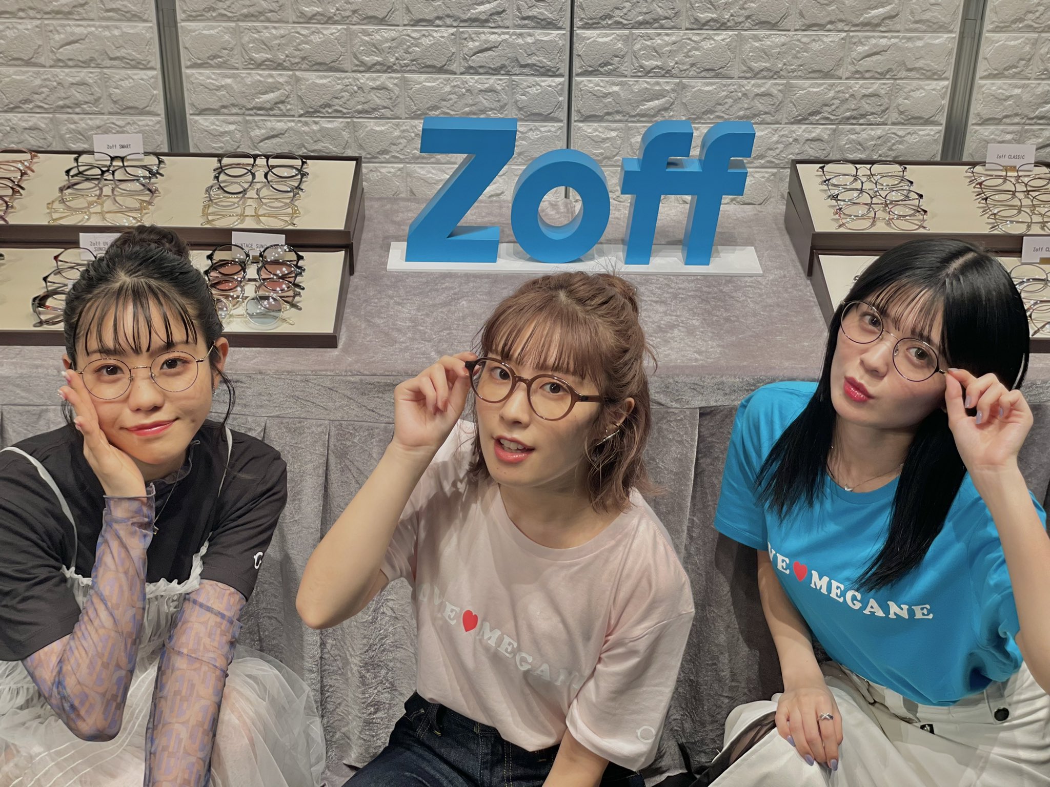 降幡 愛 on Twitter: "👓「声優グランプリ presents 『LOVE♥MEGANE』 meets Zoff」👓 おひなとつむつむとメガネトークをさせて頂きました💭 声優 ...