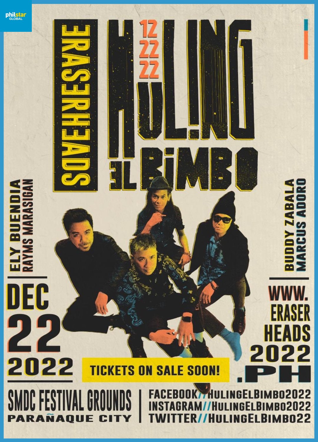 Philstar.com on Twitter: "HULING EL BIMBO 🤘 Eraserheads announces their reunion concert dubbed ...