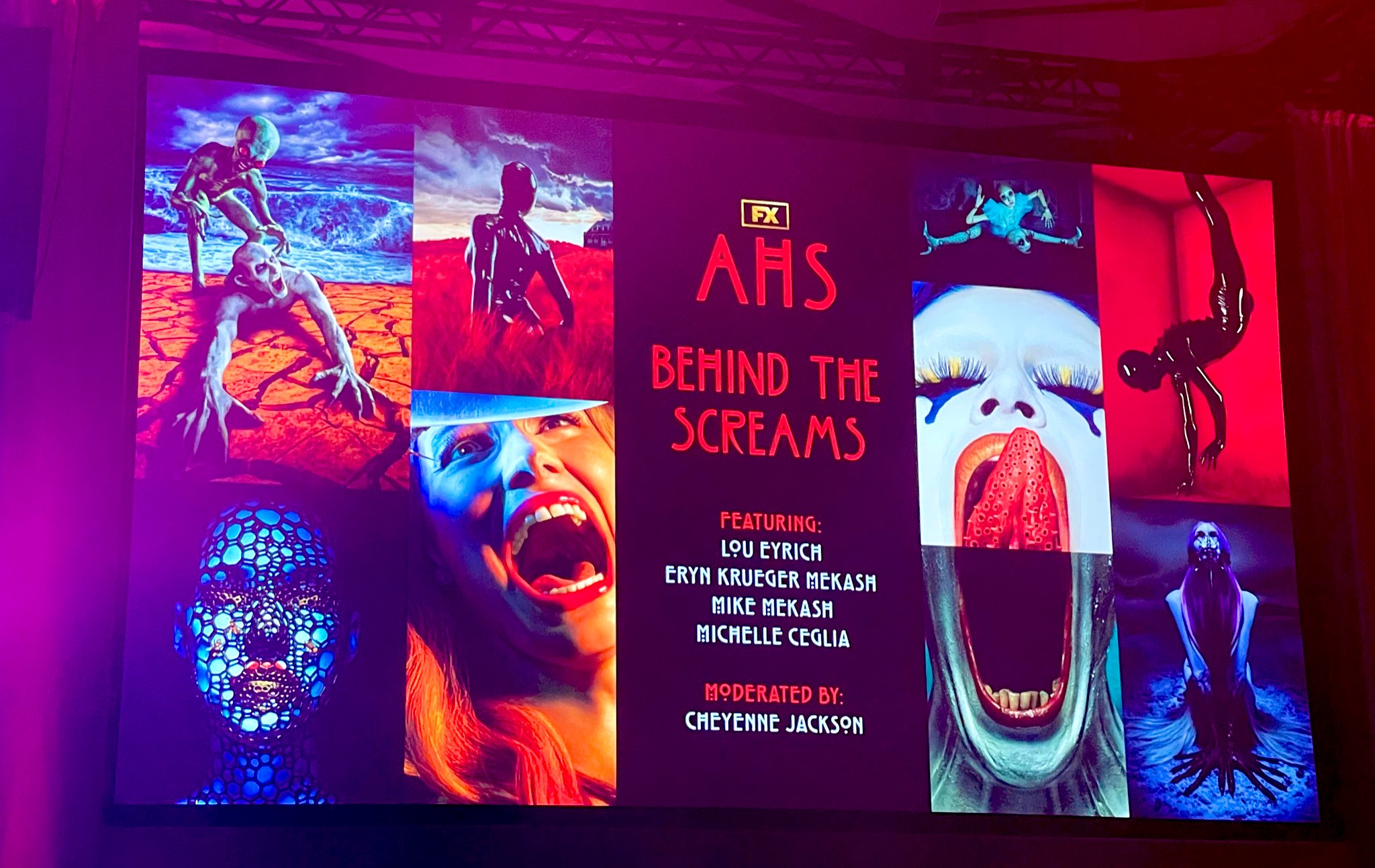 AmericanHorrorStory on Twitter: "The AHS: Behind the Screams panel starts shortly at #D23Expo ...