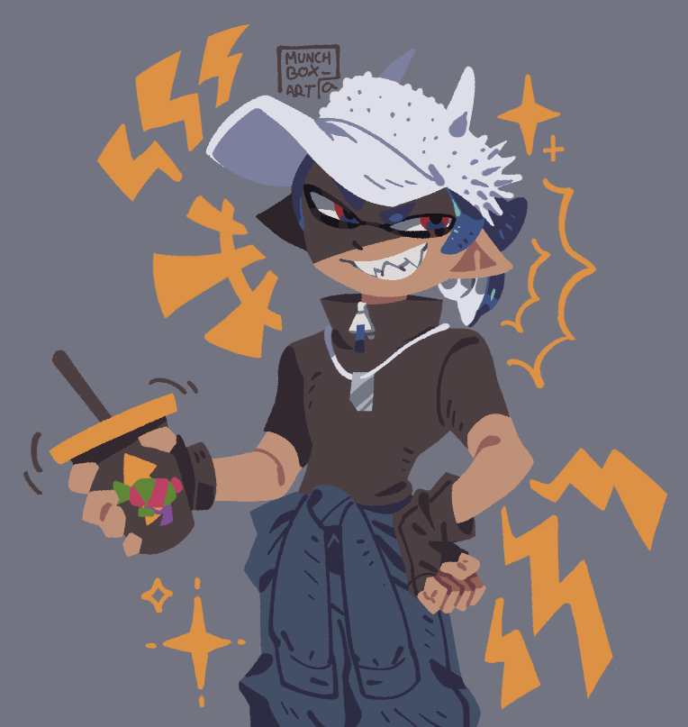 インクリング ,イカボーイ(スプラトゥーン) 「Casual 3 (probably)#splatoon 」|Munchのイラスト