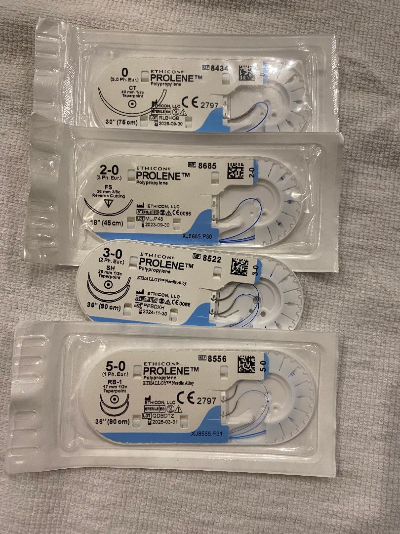 Now for the next 🧵of 🧵. We've done chromic, silk and PDS (links at the ...