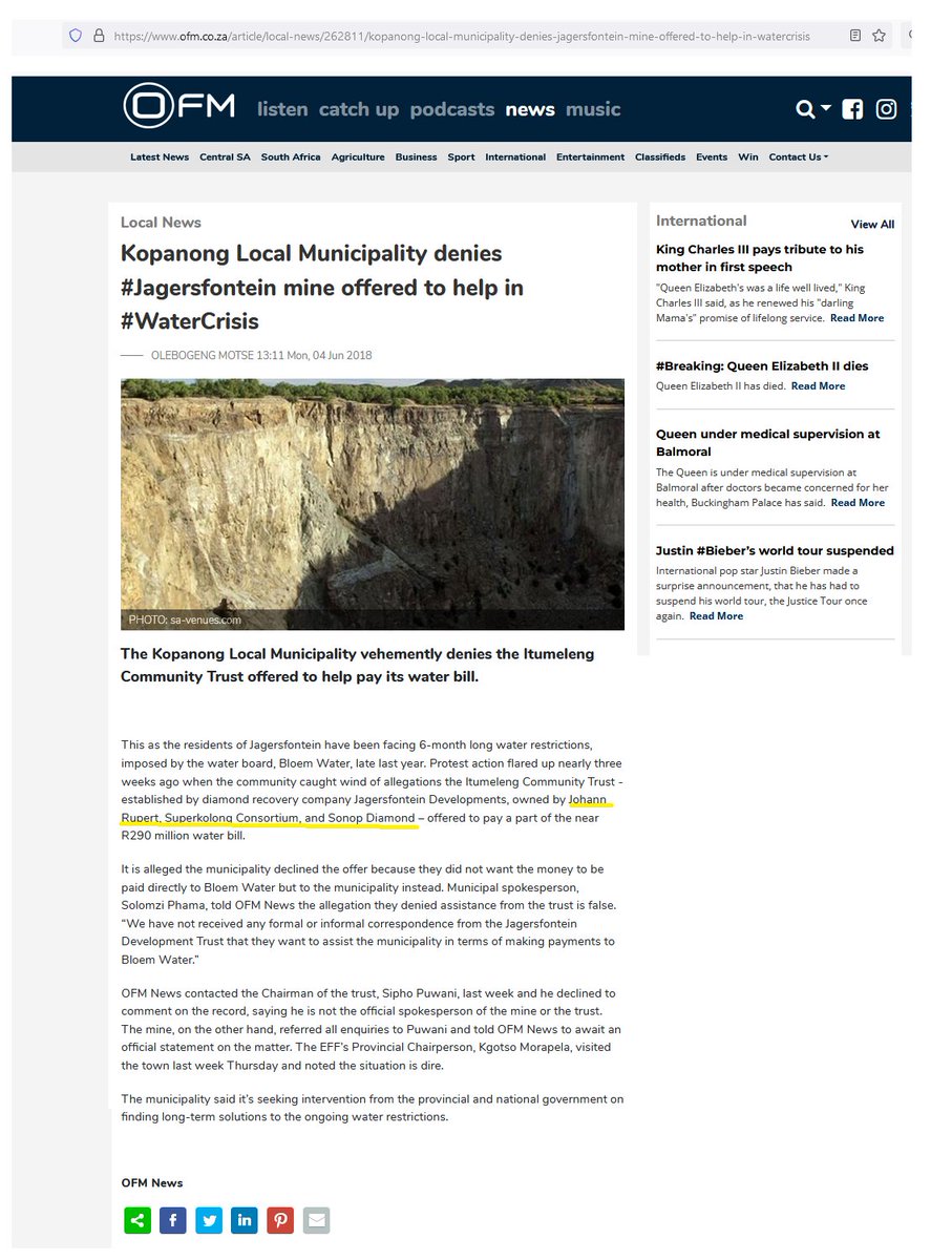 Jagersfontein Mine A tremendous history of #mining, #Diamond riches ...