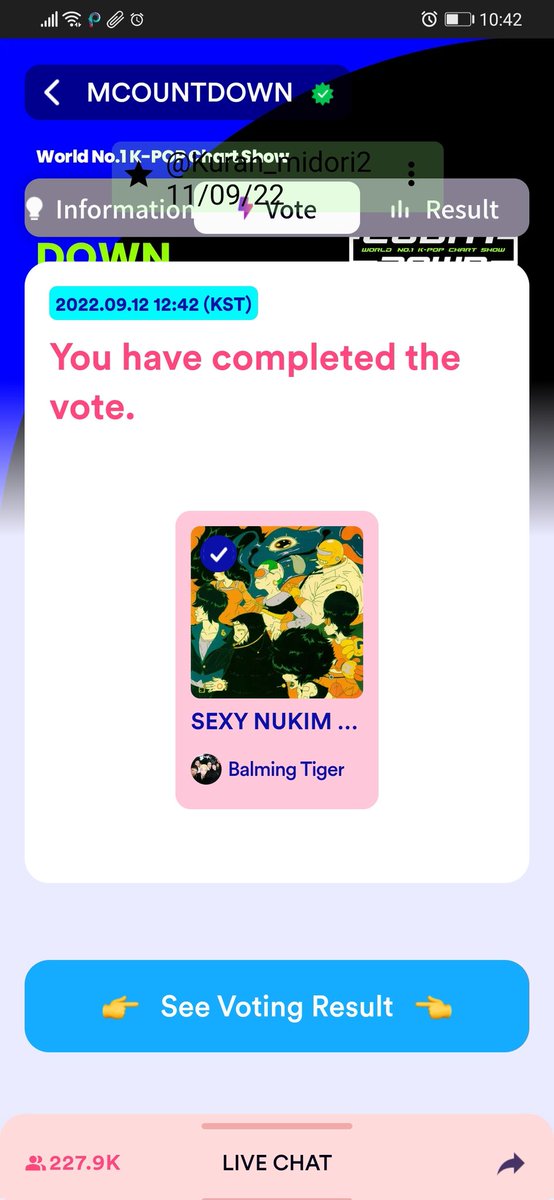 karla⁷∞ᴘʀᴏᴏꜰ🎉 on Twitter: "RT @kuran_midori2: ⚠️EMERGENCIA ARMY⚠️ VAYAN A VOTAR POR #SEXYNUKIM ...