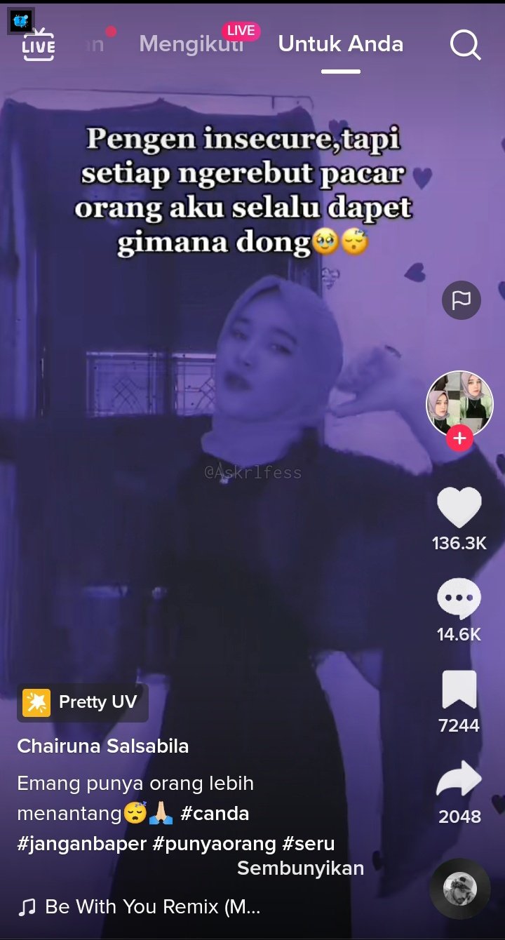 Askrlfess on Twitter: "Padahal biasanya lebih cantik pacar aslinya gak ...