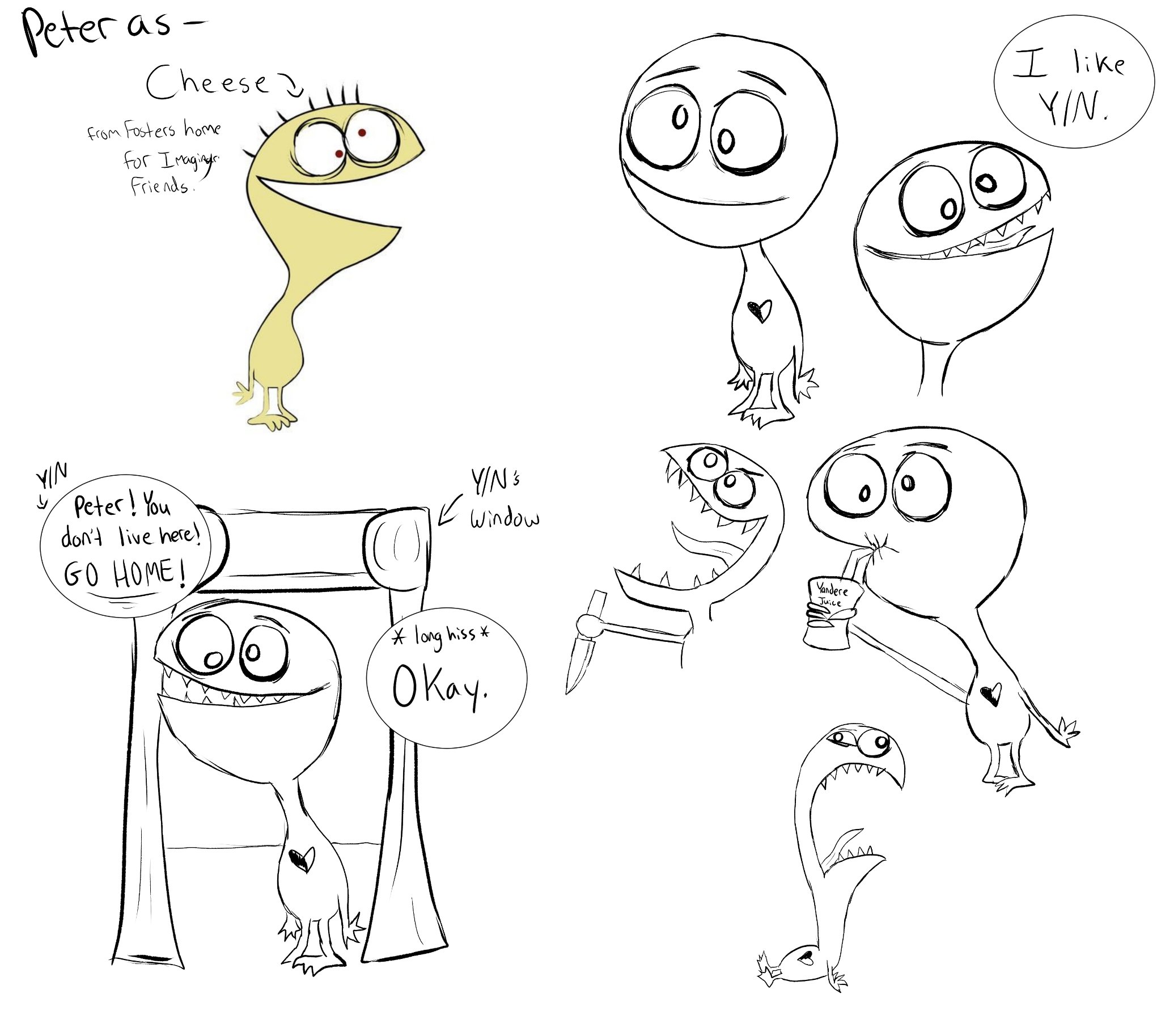 How To Draw Cheese From Fosters Home For Imaginary Friends