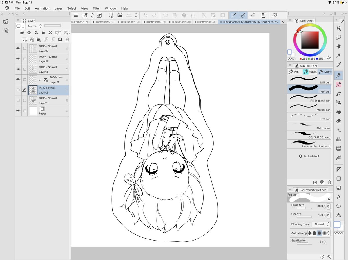 「chisato handstand charm in the works ! 」♡ a r i r u ♡ → offkai Table 38の漫画