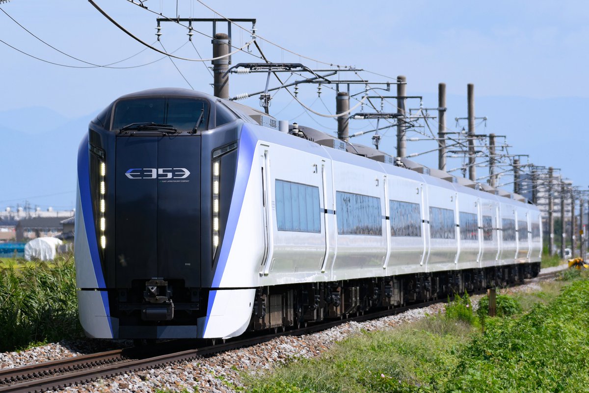 2nd-train 鉄道写真ニュースサイト on Twitter: "RT @mi__panman: 9/12 試9960M NN出場 試運転 E353系S102編成 353も装置保全、時の ...