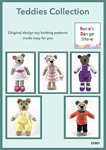 Download# Teddies Collection (Rosie's Design Store toy knitting patterns) by Rowena Dawson / Twitter
