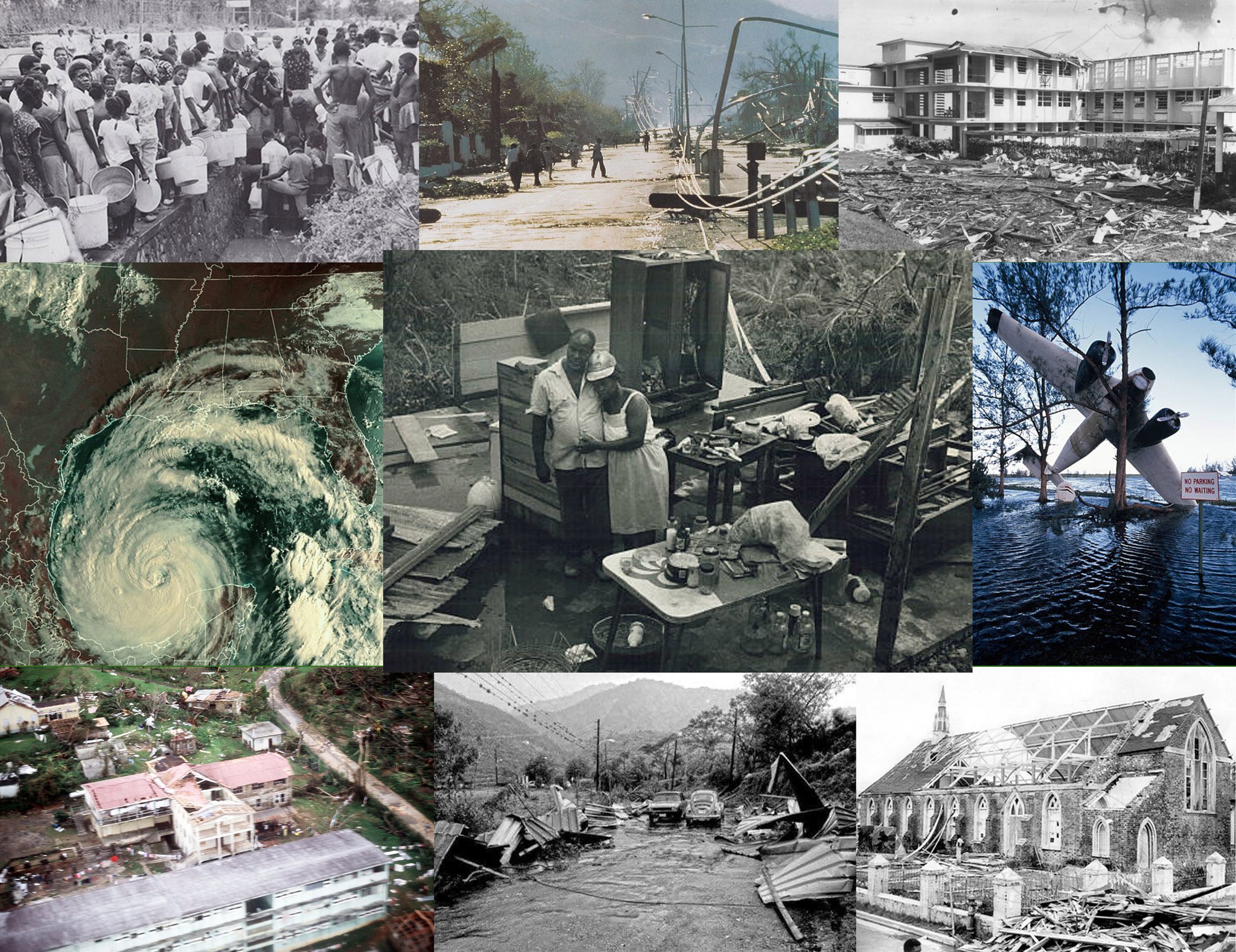 Hurricane Gilbert Damages Jamaica When The Wild Gilbert Hit Jamaica