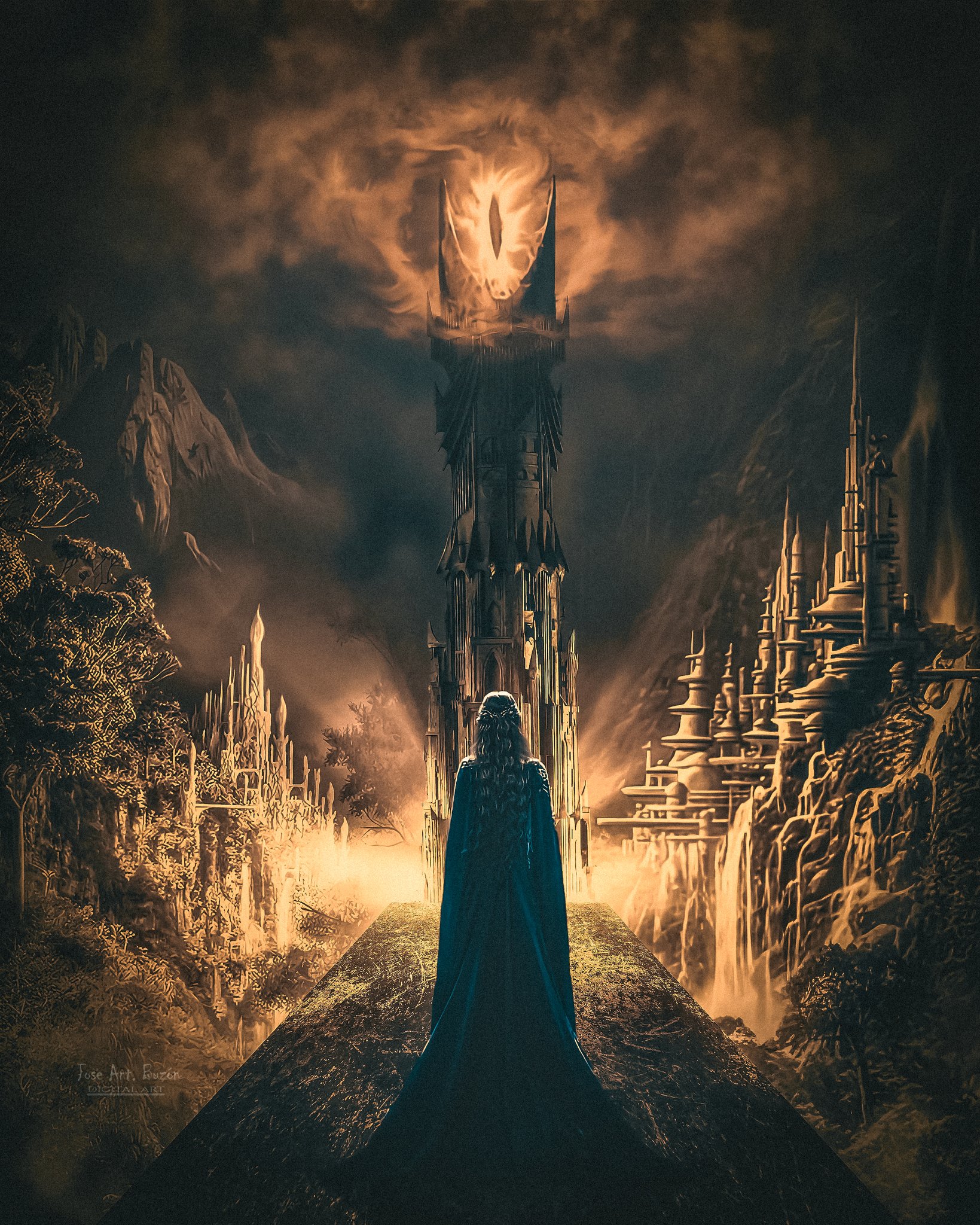 The Hobbit Galadriel Vs Sauron