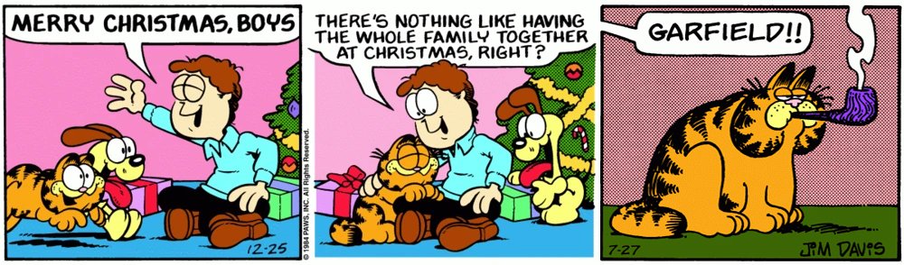 Garfield Christmas Comics