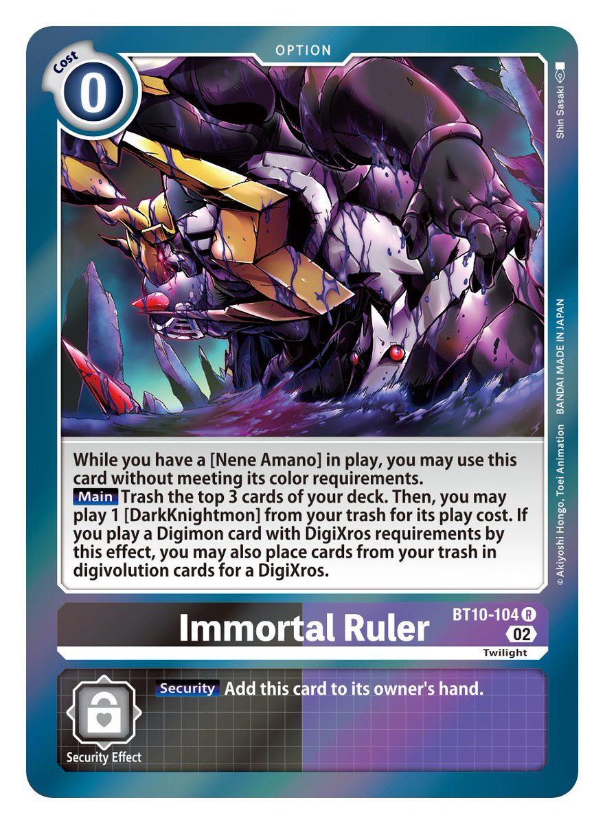 Official Digimon Card Game English Version on Twitter: "[BOOSTER XROS ENCOUNTER [BT-10] Card ...