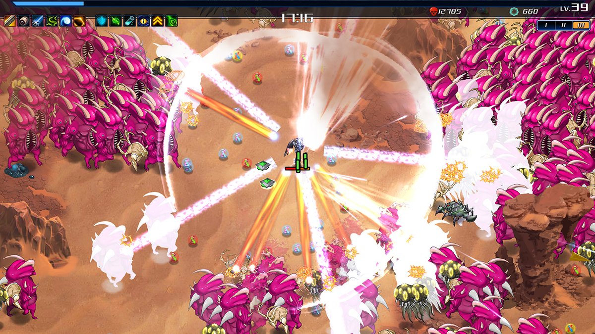 BugBug編集部 on Twitter: "同人サークル・ #モンスター研 の新作『#宇宙の秘宝』は、美少女×メカ×銃火器バトル‼️ というオタクのロマンを詰め込んだ壮快アクションRPGで大 ...