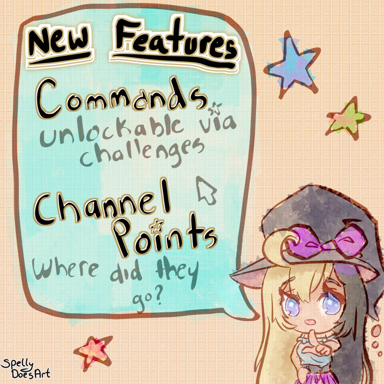 Spelly 🎨 VArtist on Twitter: "Commands and Channel Points! 📢 DEBUT STREAM on SEPT 13 (TUES)💫 ...