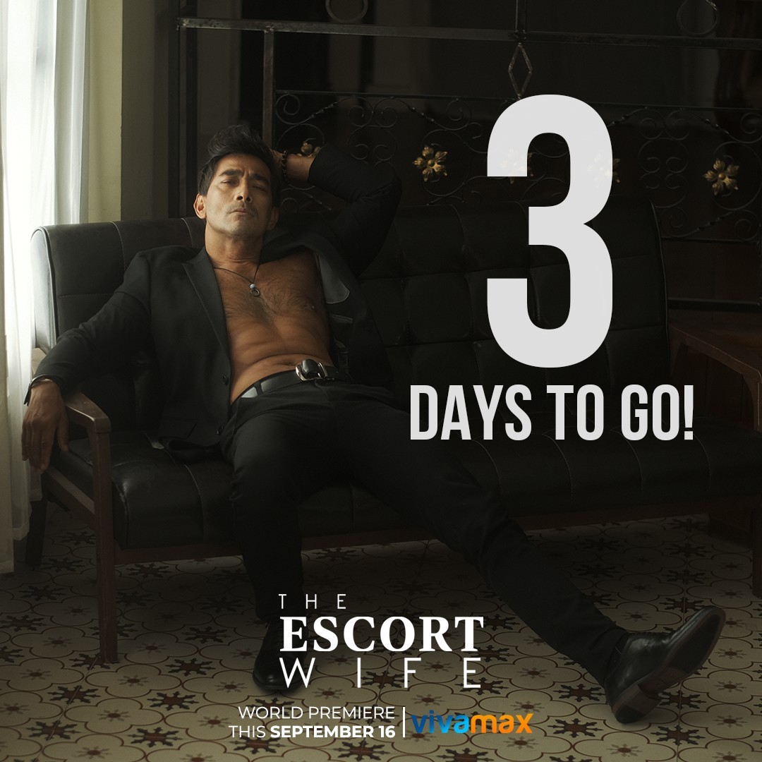 Vivamax on Twitter: "3 DAYS before your APPOINTMENT baby! THE ESCORT WIFE, A Film by Paul Alexei ...