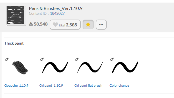 catjam on Twitter: "@breadislonely i use the oil paint flat brush thts part of a csp extra ...