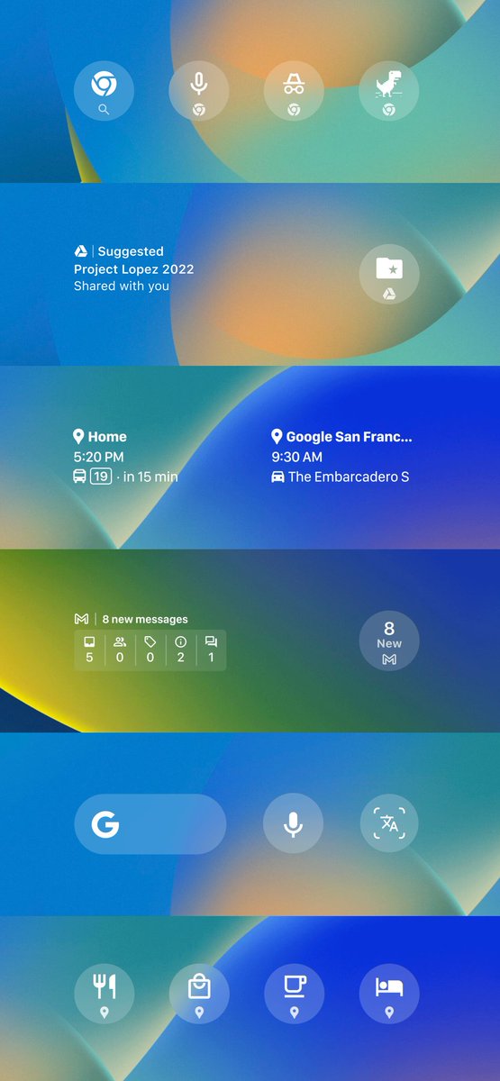 TechDroider on Twitter: "Google Widgets for Apple iOS 16 Lock Screen"