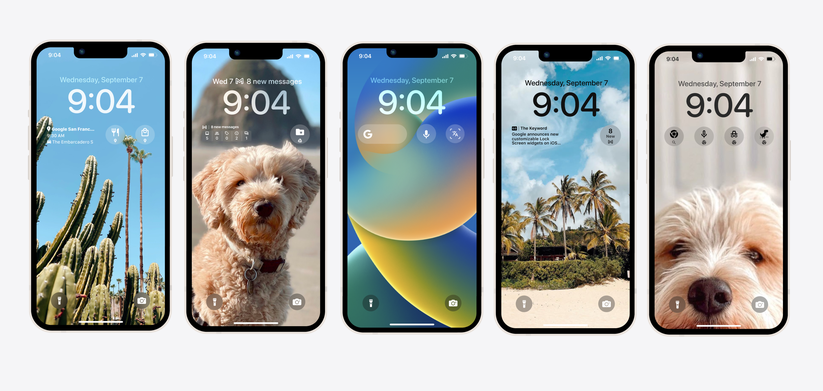 TechDroider on Twitter: "Google Widgets for Apple iOS 16 Lock Screen"
