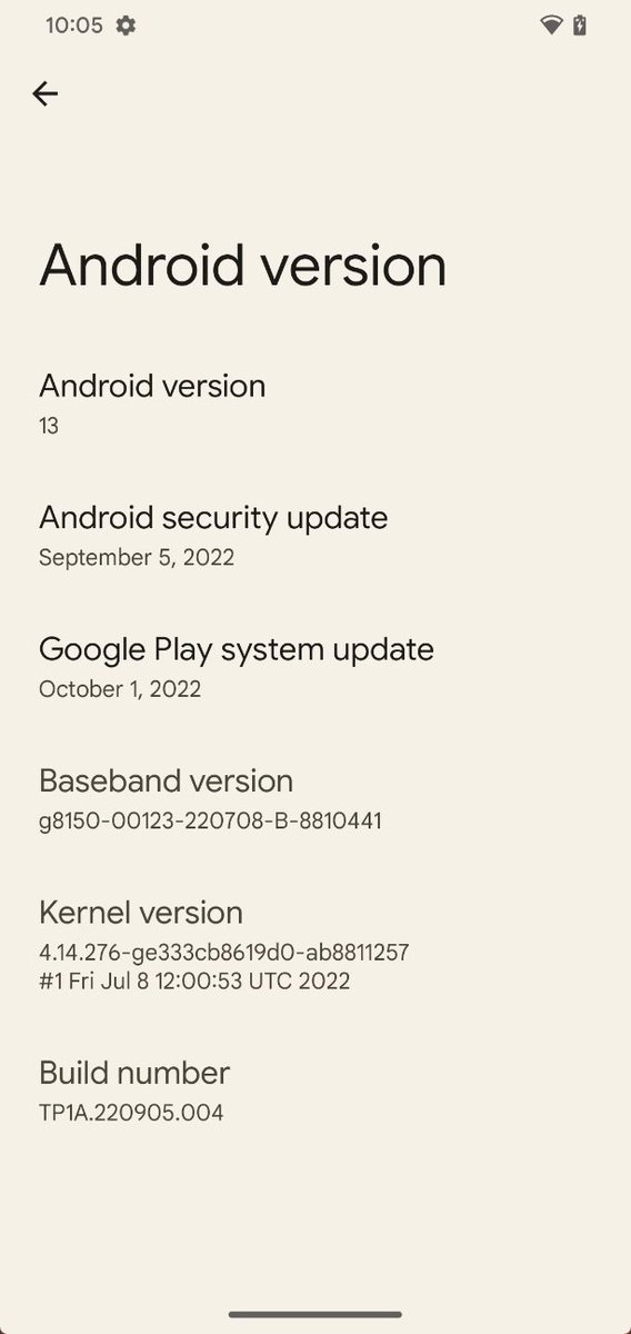 Mishaal Rahman on Twitter: "The August 2022 Google Play System Update (GPSU) is rolling out, but ...