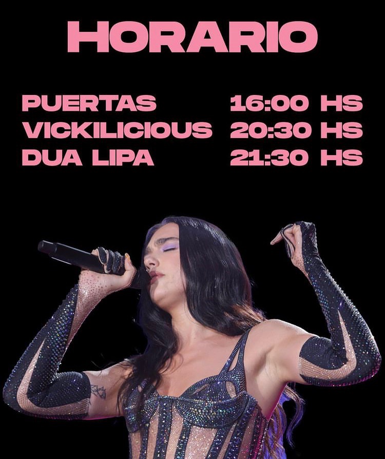 🦋dua Lipa Argentina🦋 On Twitter 🚨 Ahora Si Horarios E Info Para Los