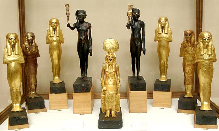 Dr. Peter J Brand on Twitter: "1/ T-54 of my Tutankhamun 100 day countdown: Today Statues of ...