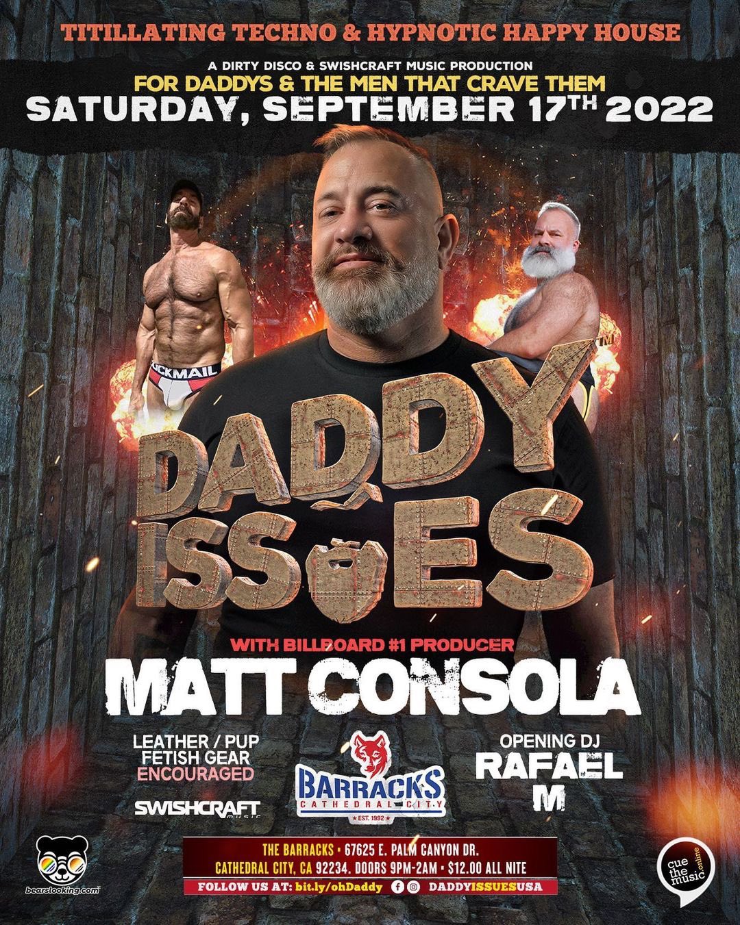 TheBarracks PS on Twitter: "DADDY ISSUES is back this Saturday, September 17th! 9PM-2AM The ...