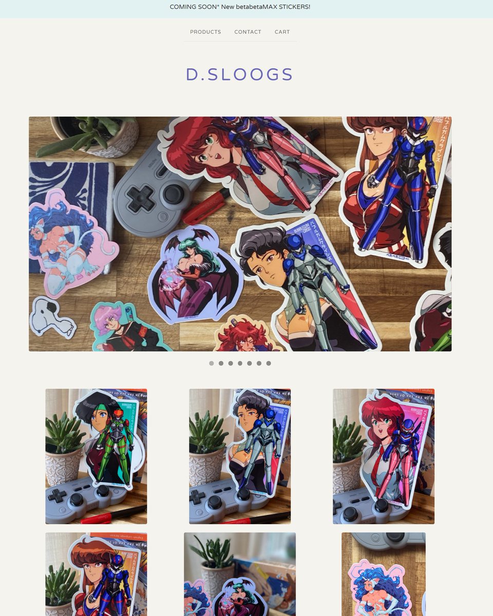 「⚡️FINALLY launching this week - the BETABETAMAX Sticker Shop」D.SLOOGS 💀 LIGHTBOXEXPOの漫画