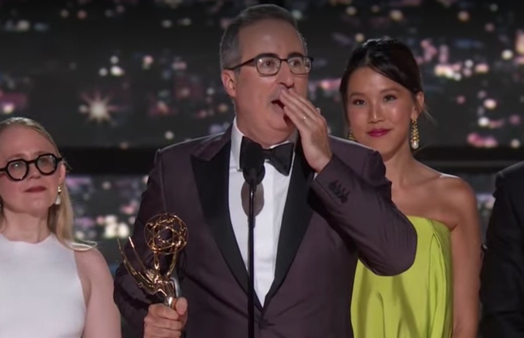 .@LastWeekTonight wins for Outstanding Variety Talk Series at the # ...