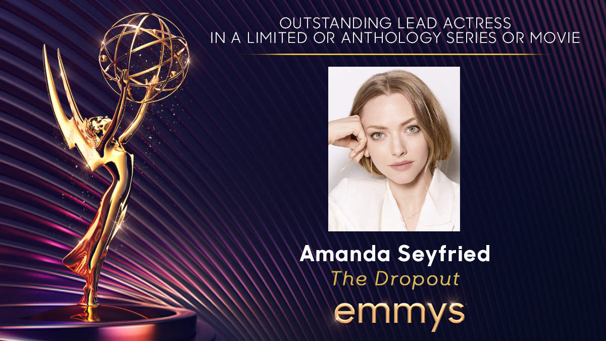 Amanda Seyfried wins a first career #Emmy for Outstanding Lead Actress ...