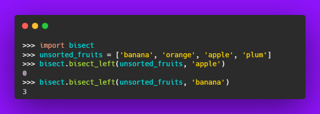 🐍⚙️ Python Tricks — Build A Sorted List With Python With The Help Of The Bisect Module Bisect