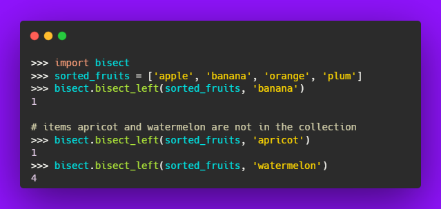 🐍⚙️ Python Tricks — Build A Sorted List With Python With The Help Of The Bisect Module Bisect