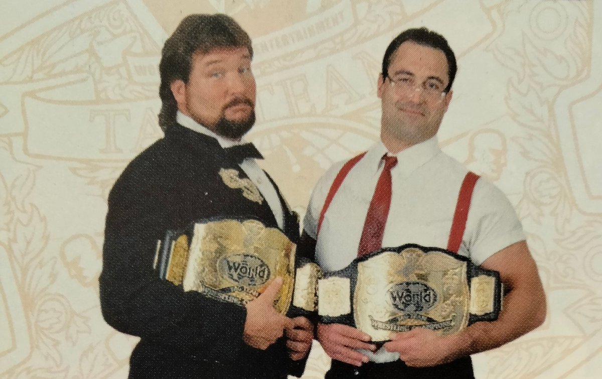 The three-time WWF World Tag Team Champions,the villainous team of ...