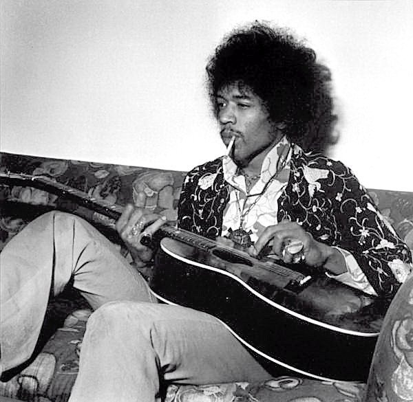 Jimi Hendrix Smoking