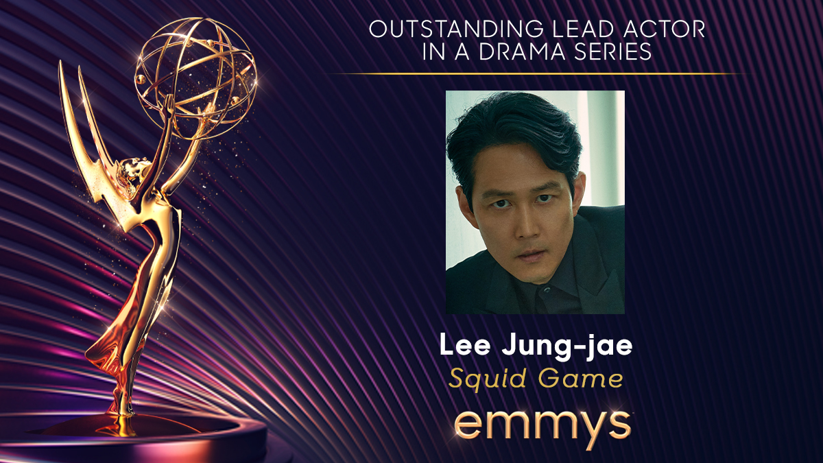 Player 456 gets the gold! Lee Jung-jae wins a first career #Emmy for ...