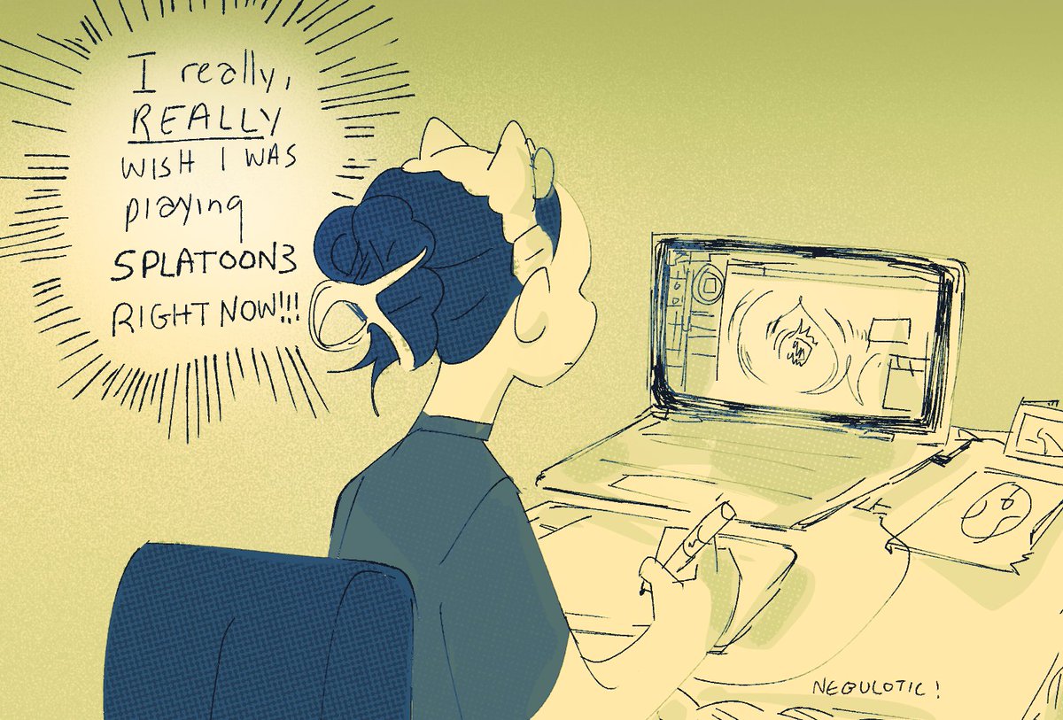 「splatoon brain 」|ara comms open!の漫画