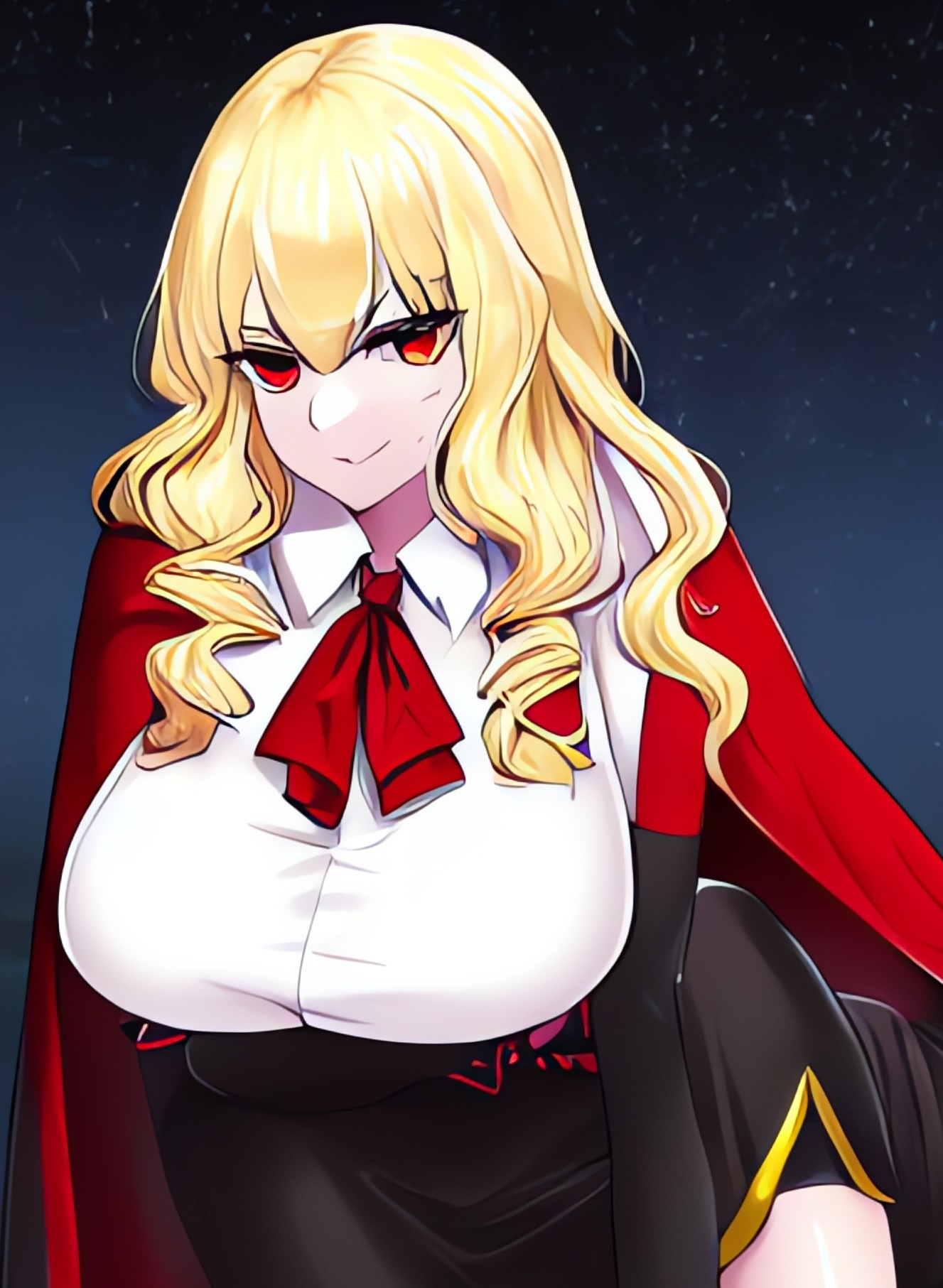 Casapig(カサブタ) on Twitter: "trinartが生成するようになった金髪吸血鬼お姉さん、ナチュラルに可愛いので加筆して自キャラに加えようか https://t.co ...