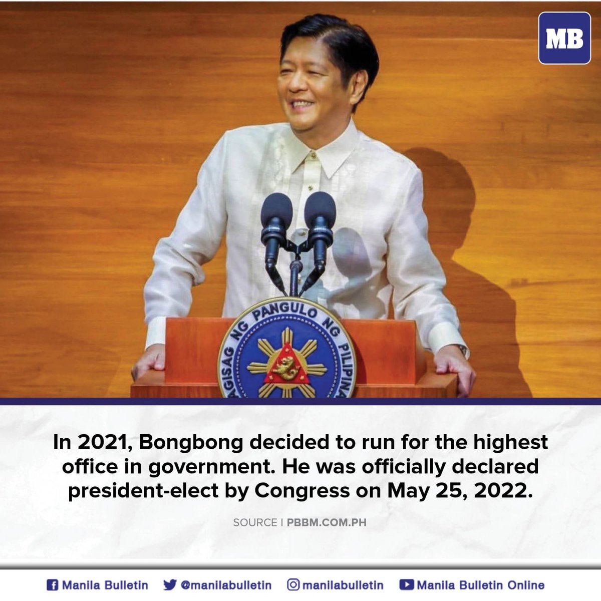 Manila Bulletin News On Twitter President Bongbong Marcos Jr Is