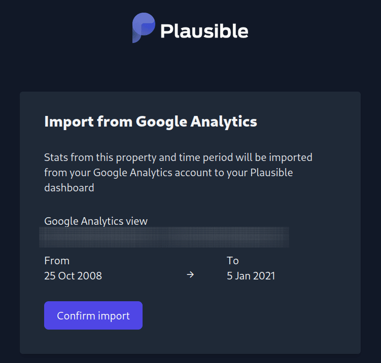 Plausible Analytics on Twitter: "Google Analytics import is back! We had to disable it due to ...