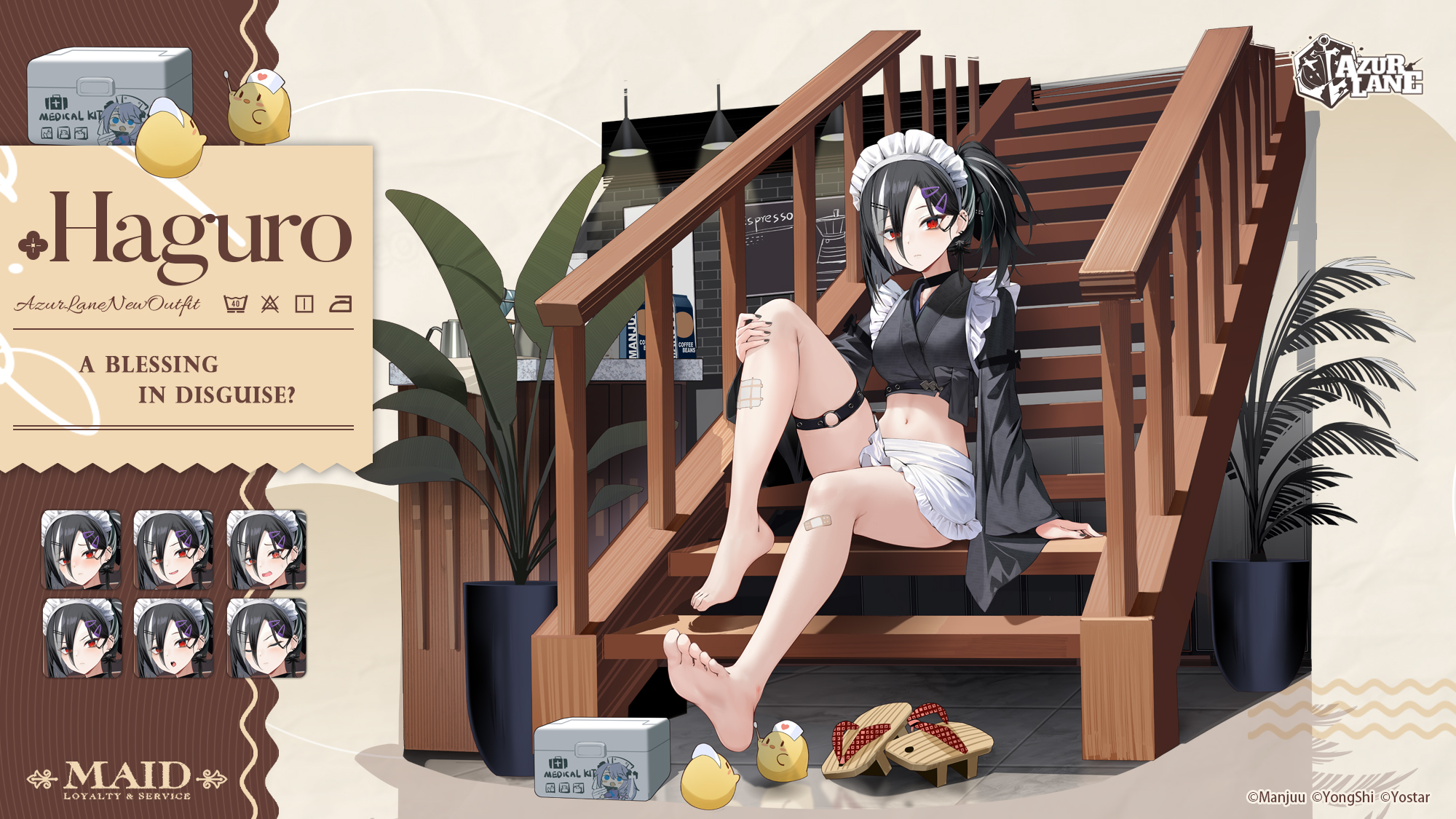 Azur Lane Official on Twitter: " A Blessing in Disguise? IJN Haguro is changing into her new ...