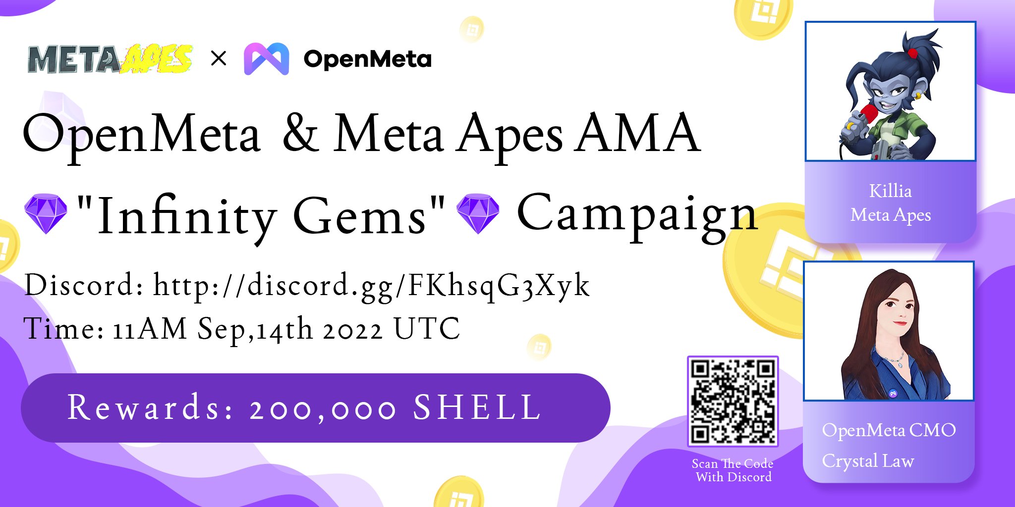 OpenMeta | A one-stop GAS-FREE NFT Marketplace on Twitter: "🌠Join our next #AMA with ...