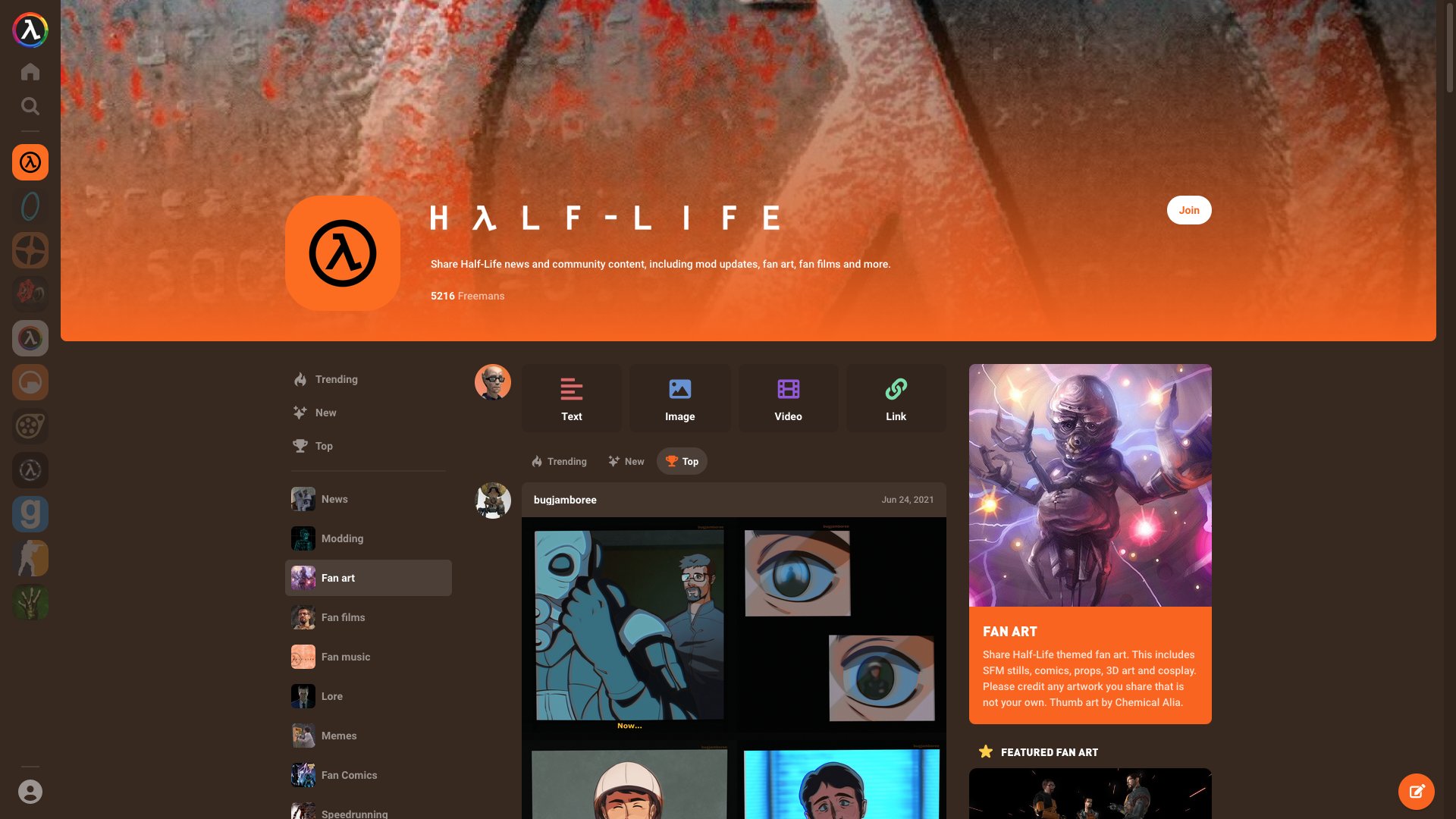 LambdaGeneration on Twitter: "We've launched dedicated subcommunities for Half-Life, Portal, TF2 ...