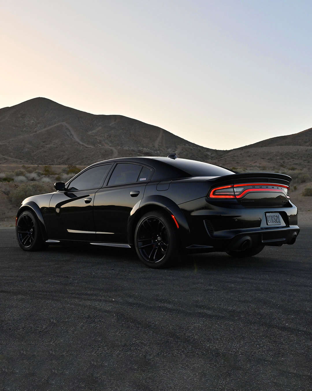 Dodge Charger 2022 Black Wallpaper