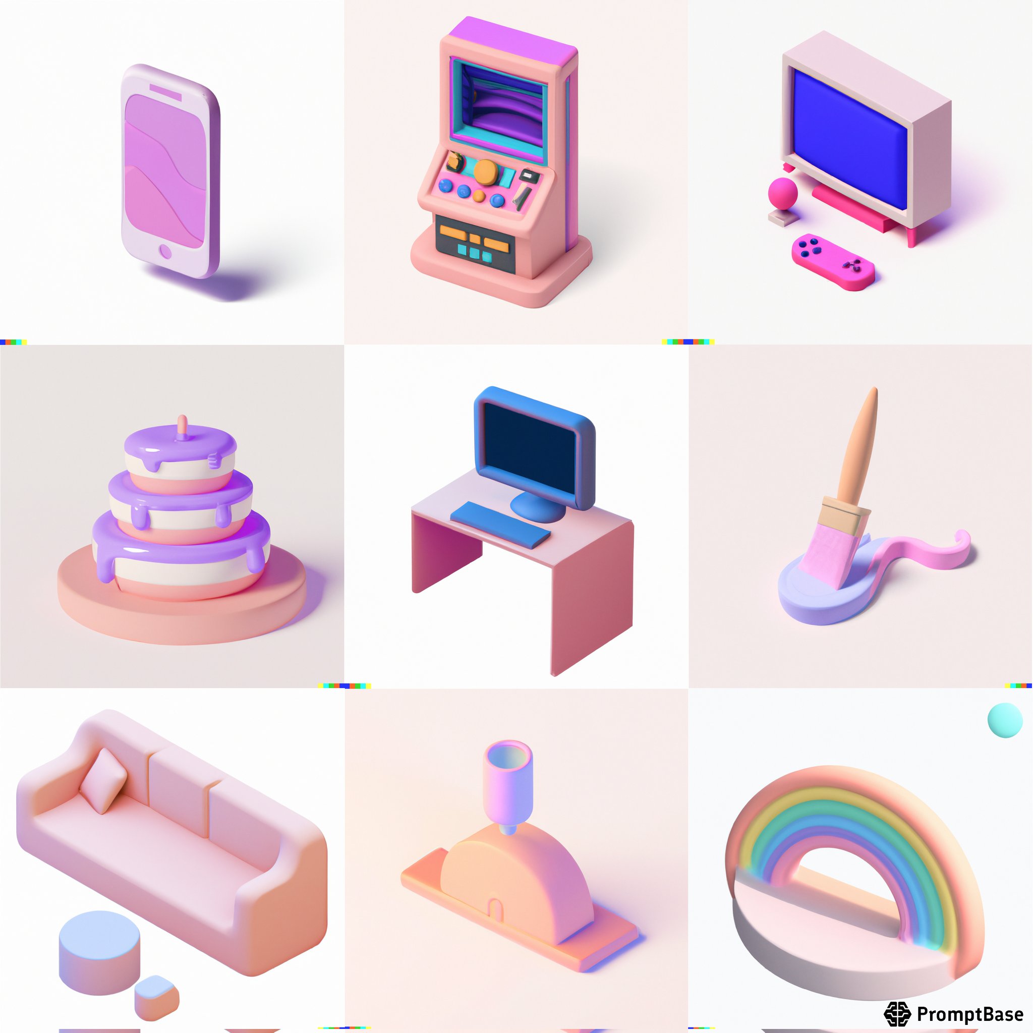 PromptBase | Prompt Marketplace on Twitter: "Cute 3D Everyday Objects by #dalle #dalle2 https ...