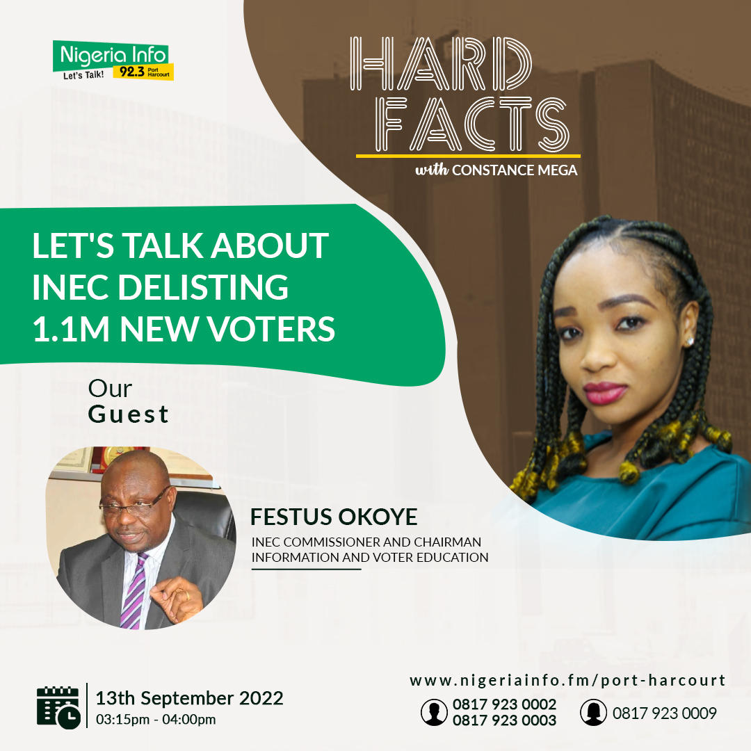 NigeriaInfoPH on Twitter: "Coming up next on #HardFacts Festus Okoye, INEC Commissioner and ...