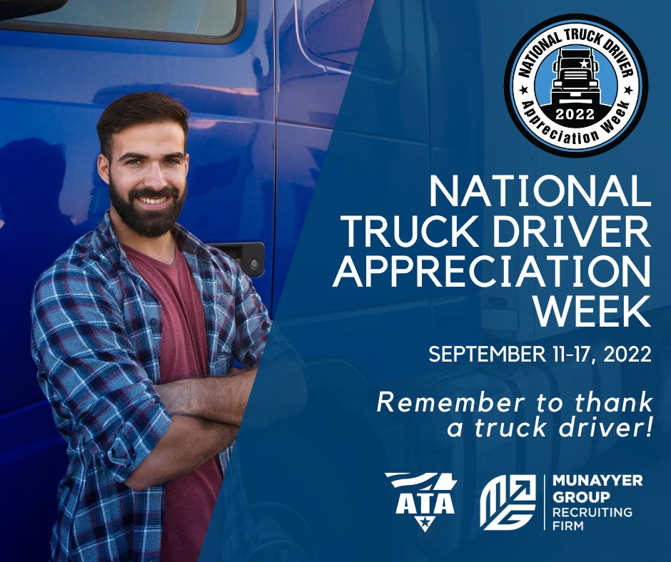 The Munayyer Group on Twitter: "It's #NationalTruckDriverAppreciationWeek! 🚛 This week, remember ...