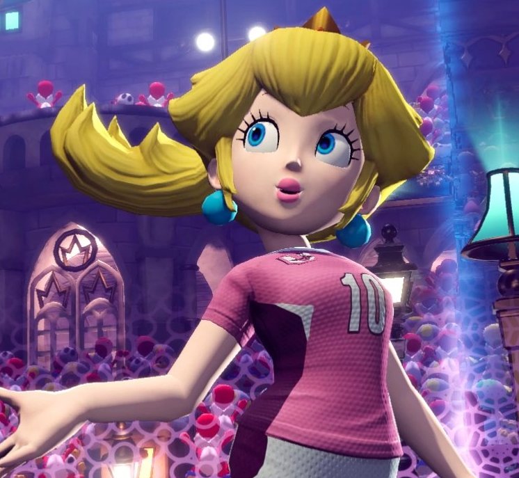 Princess Peach Soccer Outfit