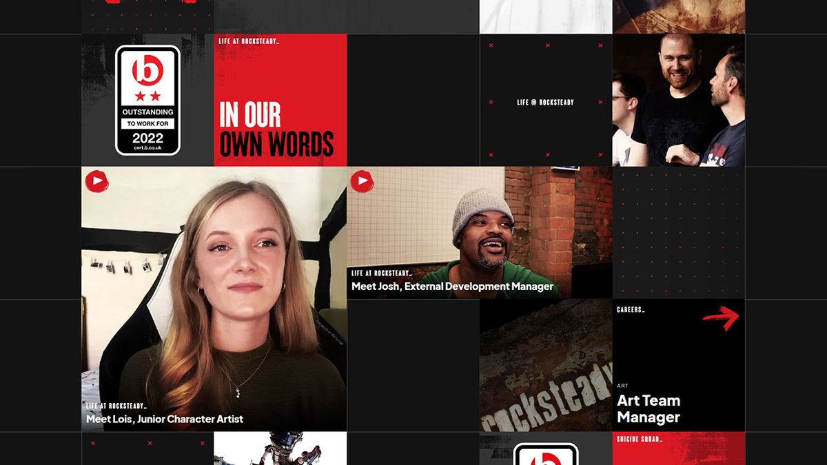 Rocksteady Studios on Twitter: "We recently launched our new website. Come and visit to get an ...