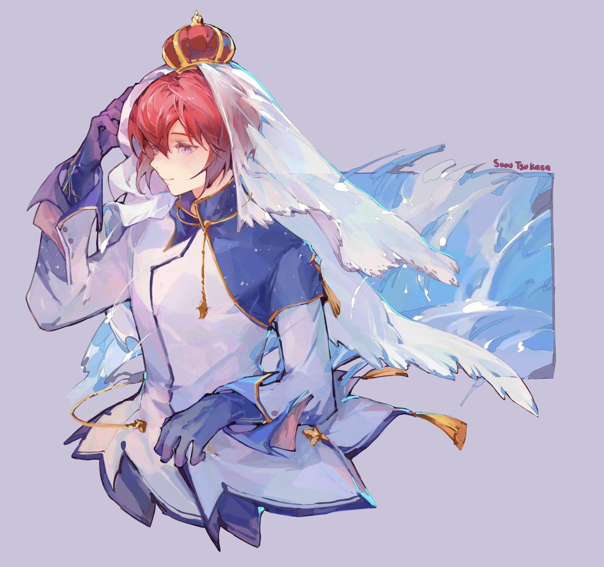 「Tsukasa-chan #あんスタ #朱桜司 」|Shinnie 🌙のイラスト