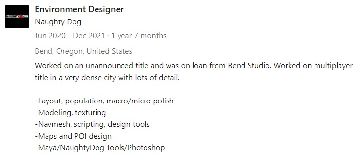 DomTheBomb on Twitter: "Former Environment Designer at Naughty Dog Matthew Seymour discussed on ...